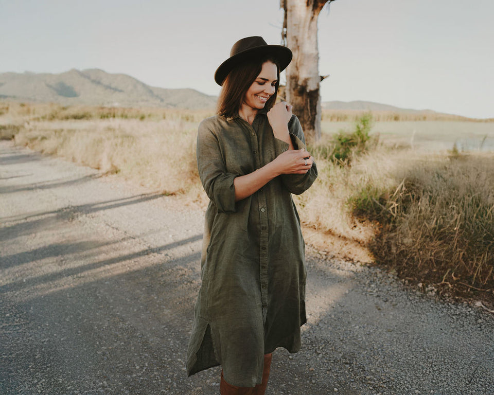 Easy to Wear Organic Linen Clothing for Women | Outback Linen – Outback ...